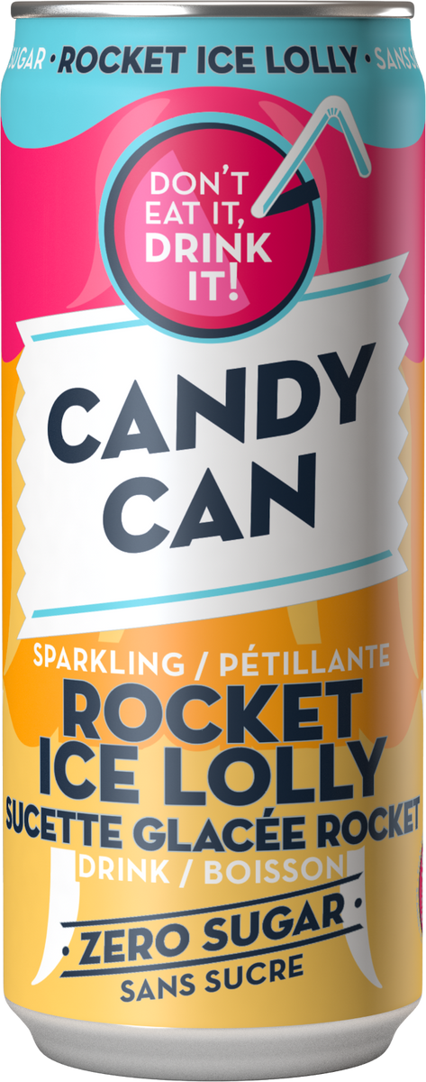 Candy Can - Ice Rocket Lolly (12x330ml) – Pantree Food Service