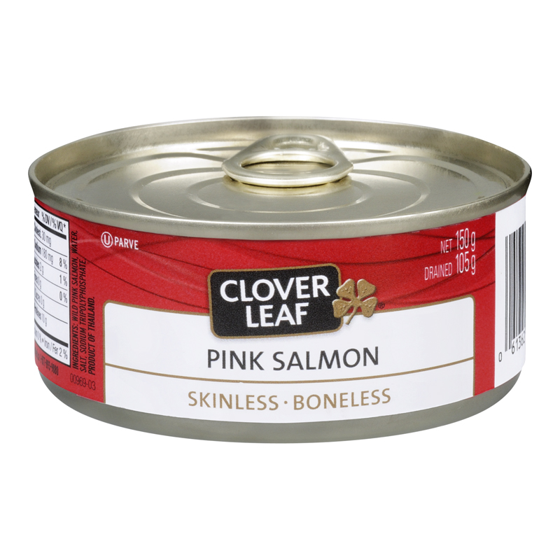 Clover Leaf Pink Salmon Skinless/Boneless (24-150 g) (jit) – Pantree ...