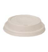 White Dome Lids For Ecotainer 10-20 Oz Cups (LHRDS16) (Non Compostable ...