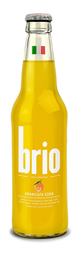 Brio Aranciata Glass Bottle (12-355 mL) – Pantree Food Service