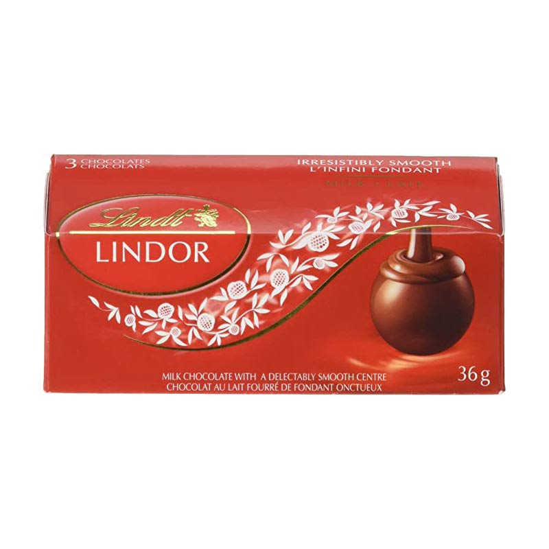 Lindt Lindor Milk Chocolate 3 Packs (12-36 g) (jit) – Pantree Food Service